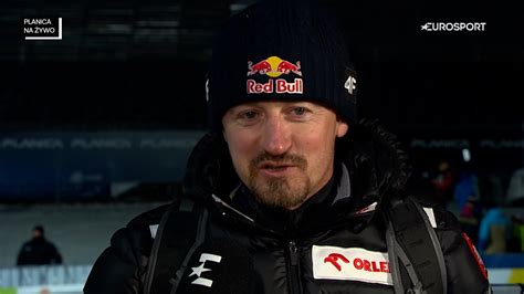 Małysz po konkursie na skoczni normalnej w MŚ w Planicy Skoki narciarskie wideo Eurosport