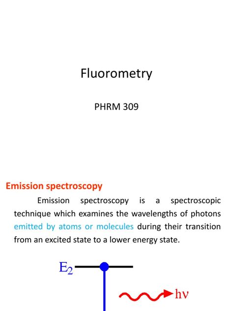 Fluorescence Spectroscopy