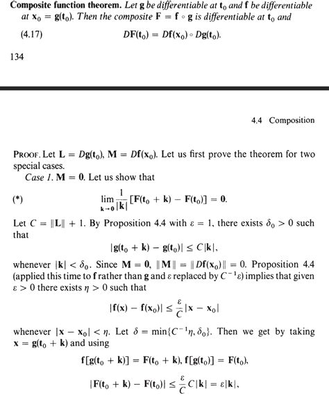 Real Analysis Understanding The Proof Of The Composite Function