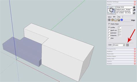 Default Colour For Edges Sketchucation