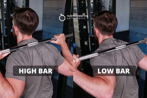 High Bar Vs Low Bar Squat Why Bar Position Matters