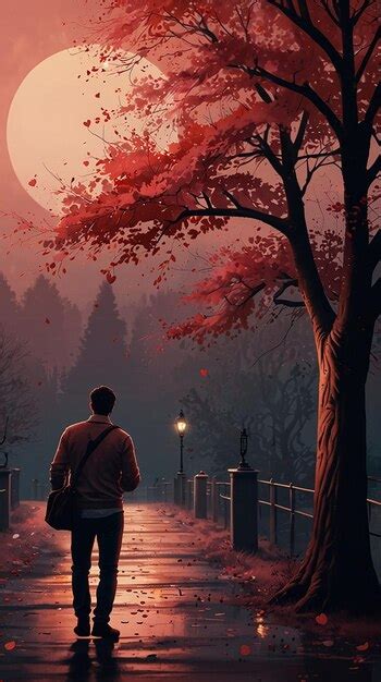 Premium Photo Digital Art Valentines Day Scene With Couple In Love