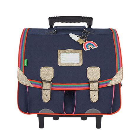 Cartable à roulettes TANN S Les Fantaisies Leila 41cm 2 compartiments