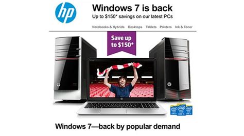 HP Is Giving The People What They Apparently Want New Windows 7 PCs TechRadar