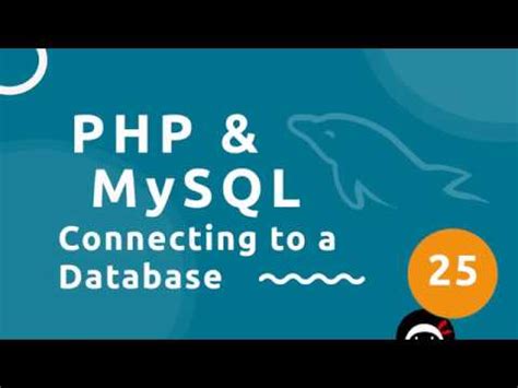 Php Tutorial Mysql Connecting To A Database Youtube