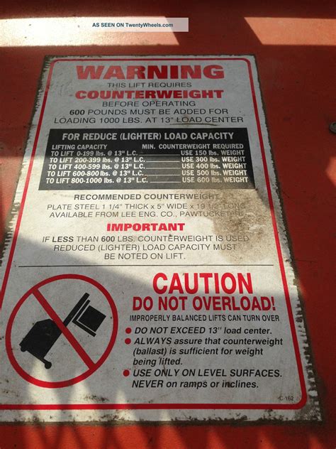 Presto Stacker Electric Fork Truck Condition