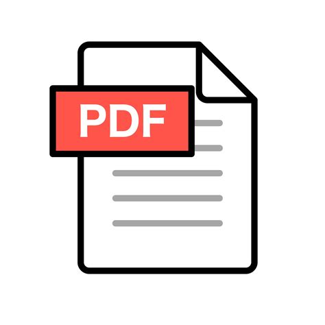 PDF Data File Icon Digital Document Vector Vector Art At Vecteezy