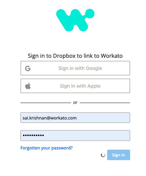 Workato Connectors Dropbox Workato Docs