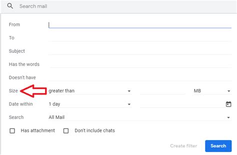 how to sort your gmail by size