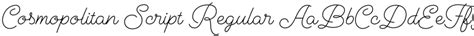 Cosmopolitan Script Font Download Free For Desktop And Webfont