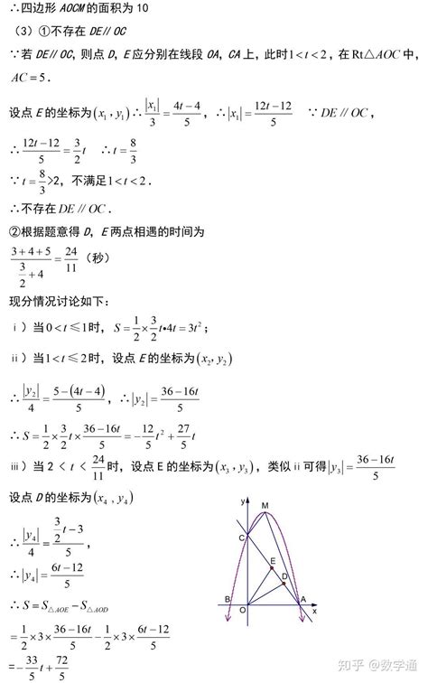 初中数学：二次函数的动点问题题型方法归纳总结 知乎