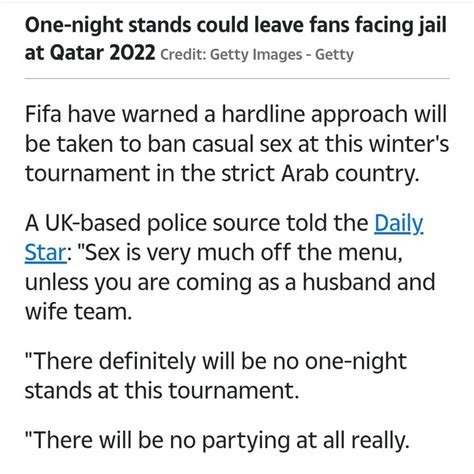 Qatar Govt Bans Sex During World Cup For Players Fans Says Violators Risk Sev Sports Nigeria