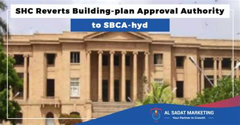 Shc Reverts Building Plan Approval Authority To Sbca Hyd