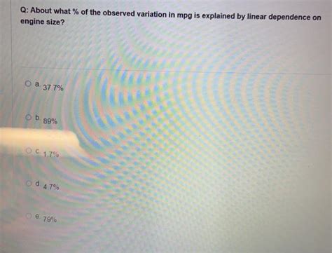 solved data set 5 a simple linear regression model is