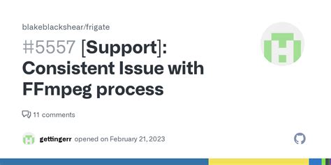 Support Consistent Issue With Ffmpeg Process · Issue 5557