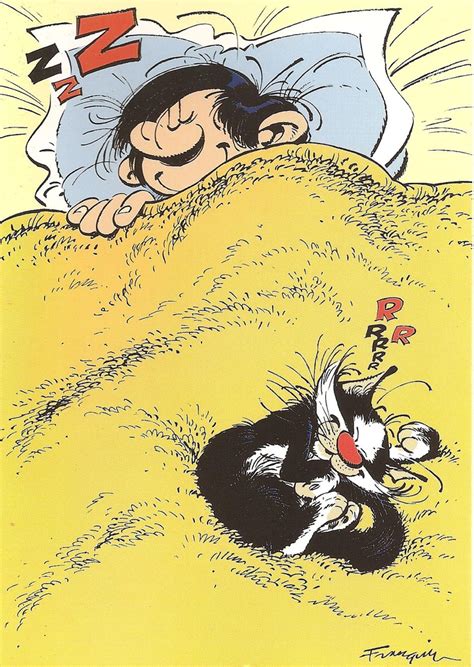 Gaston et son chat Franquin Franquin André franquin Image