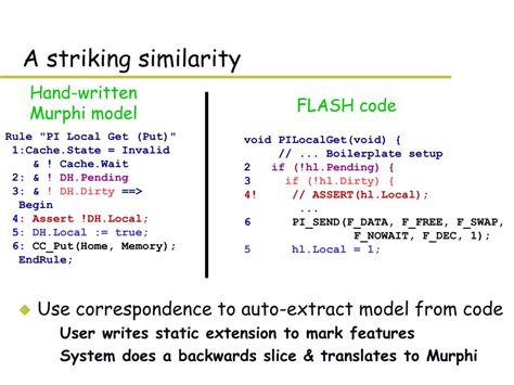 Ppt Experiences Using Static Analysis And Model Checking For Bug Finding Powerpoint Presentation