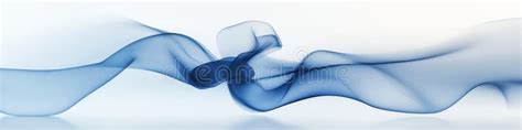 Elegant Blue Waves Creating A Dynamic And Flowing Abstract Design On A Clean White Background