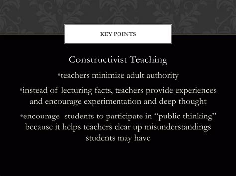 Constructivism Theory Ppt