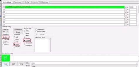 Diymall Esp8266 Firmware Downloader Flash Download Tool Test Board Code