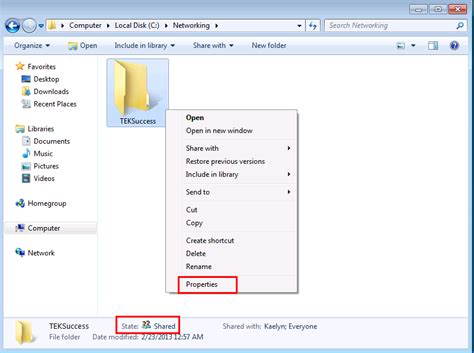 password protected file sharing in windows 7