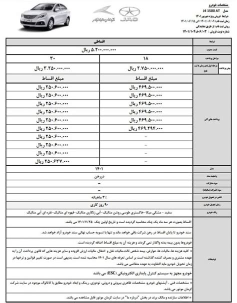 شرایط فروش جک J4 جدید کرمان موتور در شهریور 1401 گجت نیوز