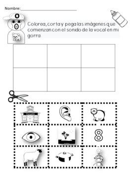 Spanish Vowel Activities Actividades Con Las Vocales TPT