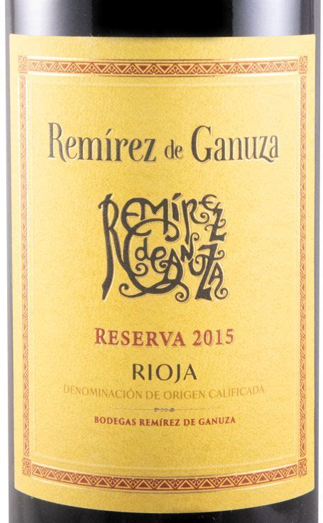 Rem Rez De Ganuza Reserva Rioja Tinto