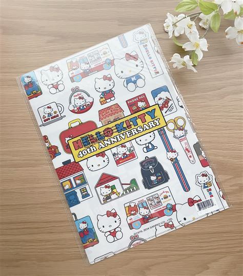 A4 File Folder Hello Kitty 40th Anniversary Collection — La