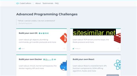 Codecrafters Alternatives Top 93 Similar Sites Like Codecrafters Io