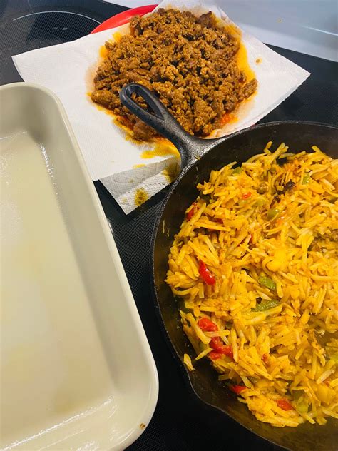 Chorizo Breakfast Burrito Casserole Cooks Well With Others