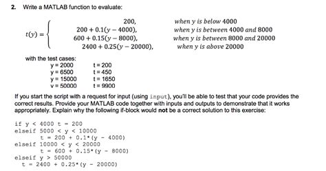 solved 2 write a matlab function to evaluate 200 200