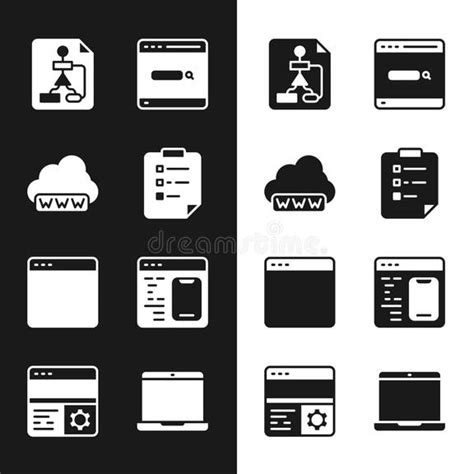 Set Clipboard With Checklist Web Development Flowchart Search Engine Browser Window