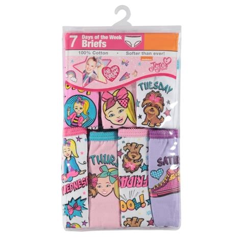 JoJo Siwa Accessories Jojo Siwa Girls Underwear Days Of The Week 7