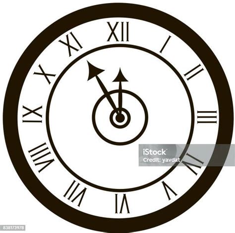 시계 얼굴 다이얼 시계 알람 벡터 일러스트입니다 시계 얼굴 아이콘 흰색 배경에 고립 시계 시계 실루엣 오래 된 레트로 현대 패션 시계 시간 도구 아이콘 알람 시계 아이콘 2