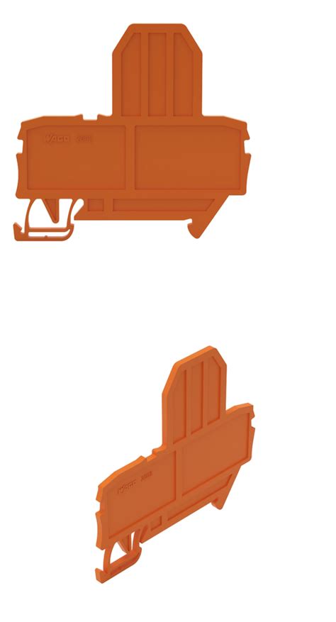 Wago End Plate Fuse Terminal Block Various Components DIN Rail Mounting At Piece