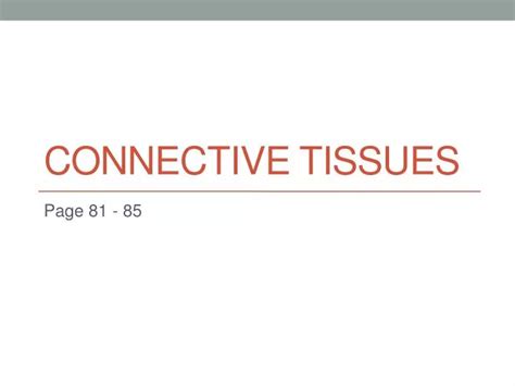 Ppt Connective Tissues Powerpoint Presentation Free Download Id