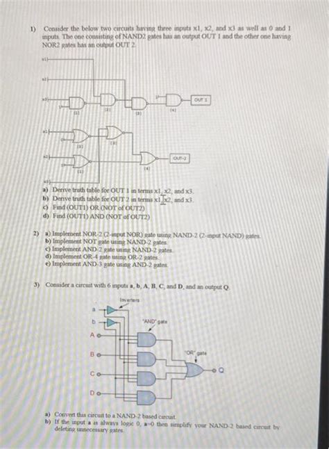 Solved Consider The Below Two Circuits Having Three Chegg