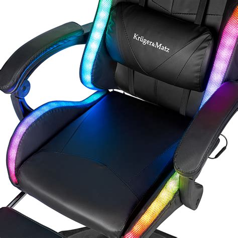 Кресло геймерское с подушками Gaming GX-150 LED RGB раскладное ...