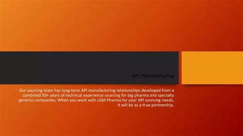 PPT API Manufacturing PowerPoint Presentation Free Download ID 11565453
