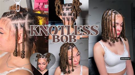 Knotless Bob Tutorial 1st Attempt🤩🤩🔥🔥daedohair Youtube