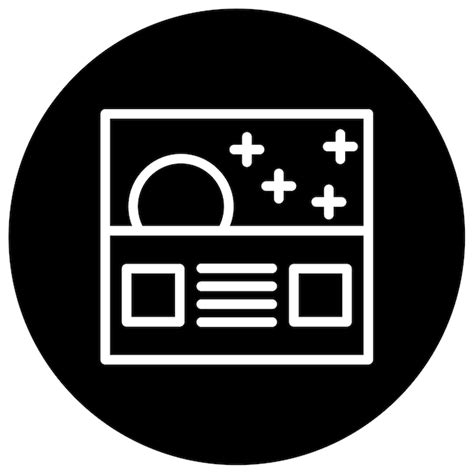 Premium Vector Space Control Panel Vector Illustration