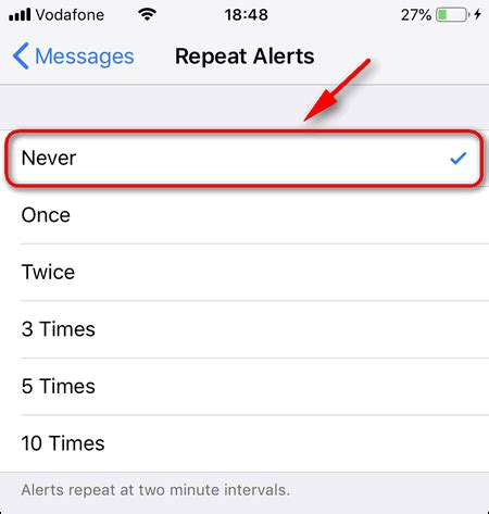 How To Turn Off Repeated Alerts For Unread Messages On IPhone