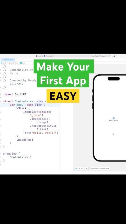 Make Your First Iphone App Easily Swiftui Xcode Swift Afrotech Youtube