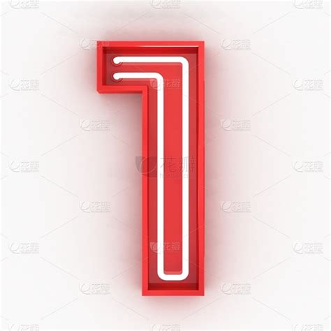 红色文字霓虹灯三维图形事件背景分离字母复古风格韩国绘画插图