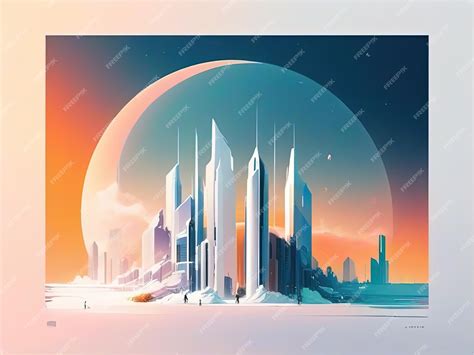 Premium Photo Quantum Utopia A Futuristic City Enhanced By Artificial