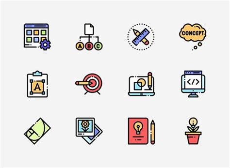 Creative Process Vector Icons Vector Icons Creative Process Vector Free