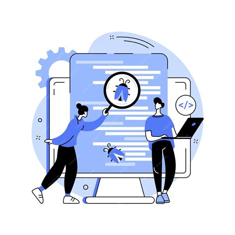 Premium Vector Software Testing Abstract Concept Vector Illustration