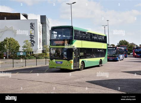 Southern Vectis Scania CN230UD Omnicity 1141 HF09 BKA Is Seen At
