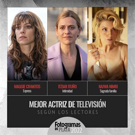 Fotogramas Cine on Twitter Las nominadas a Mejor Actriz de TV según